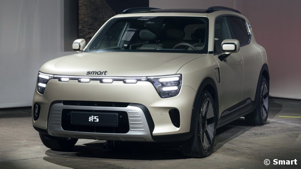 Le Smart #5 se dévoile avant le lancement de sa commercialisation