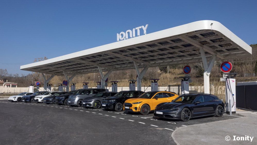 Ionity installe ses premières bornes 600 kW en France