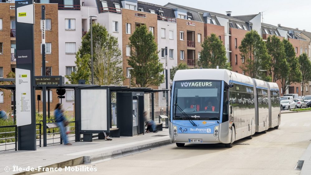 Île-de-France Mobilités met en service le Tzen 4, une nouvelle ligne de ...